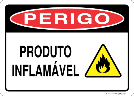 Sinal Inflamavel De Perigo